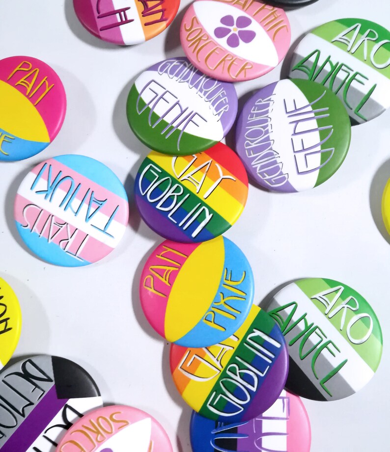 5 Pick and Choose Pride Button Set Pin Badges - Etsy