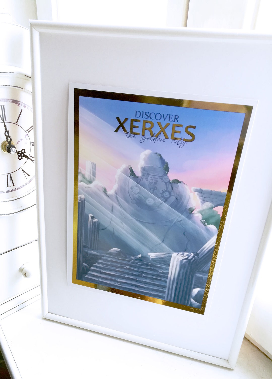 Xerxes Gold Foil Art Print FMA Vintage Travel Poster - Etsy