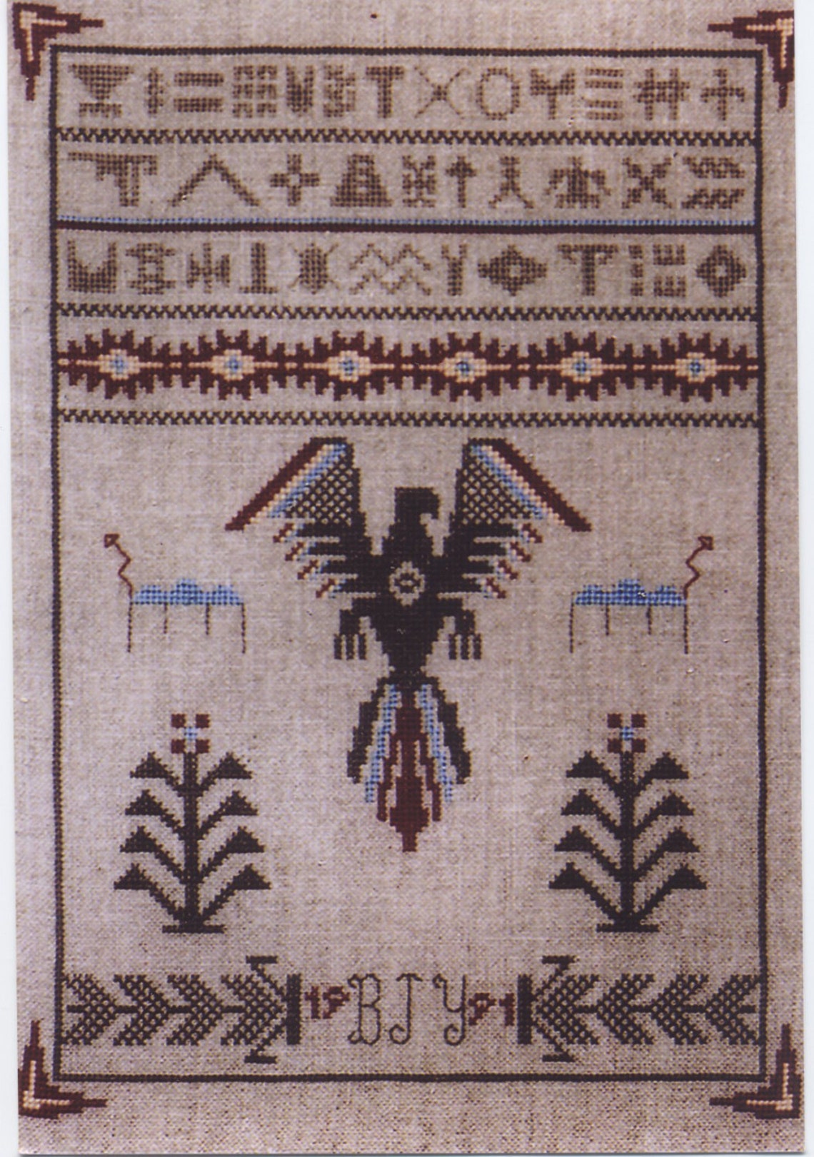 SOUTHWEST SAMPLER Cross Stitch Pattern - Etsy