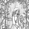 Jane Eyre Escape Coloring Page from Charlotte Bronte Masterpiece Jane ...