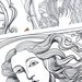 5 Coloring Pages - Leonardo Da Vinci Vermeer Bronzino and Botticelli by ...