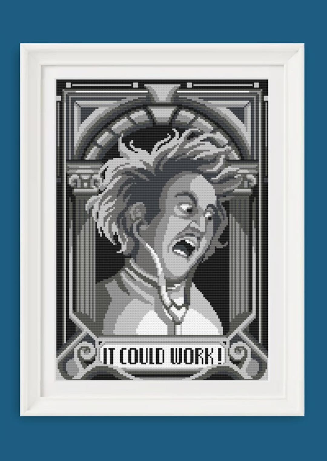 Cross Stitch Pattern - Gene Wilder/ Victor Von Frankenstein - Young ...