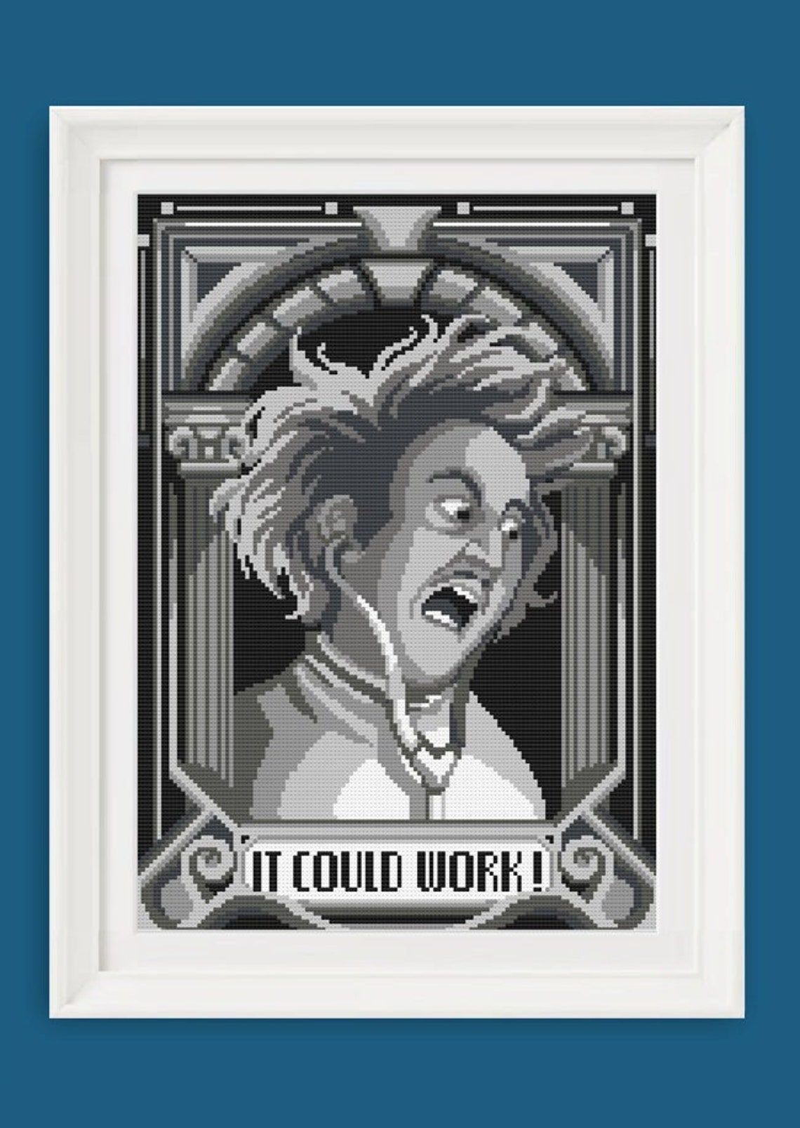 Cross Stitch Pattern - Gene Wilder/ Victor Von Frankenstein - Young ...