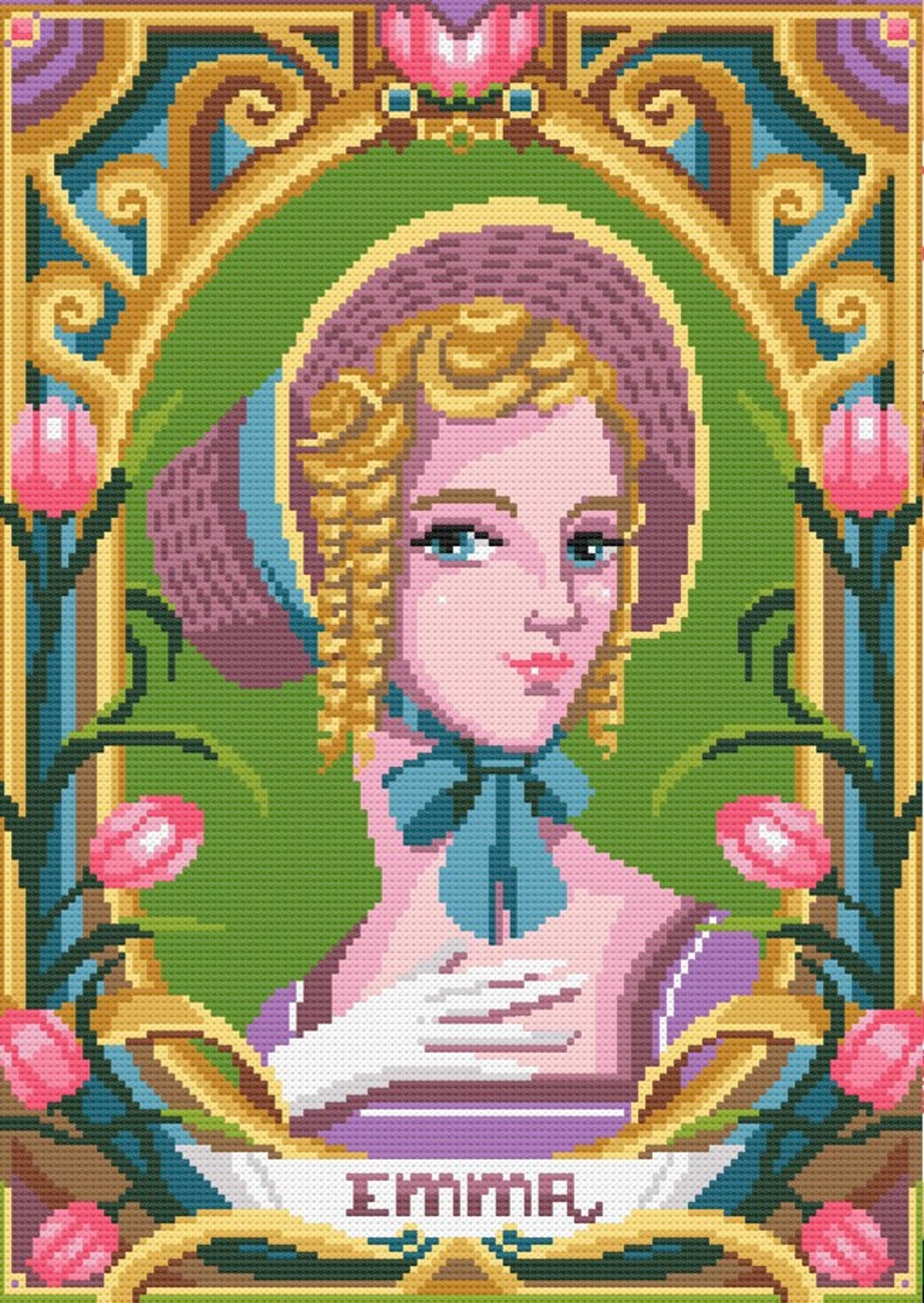 Emma Woodhouse Cross Stitch Pattern Emma Jane Austen Ready to Download ...