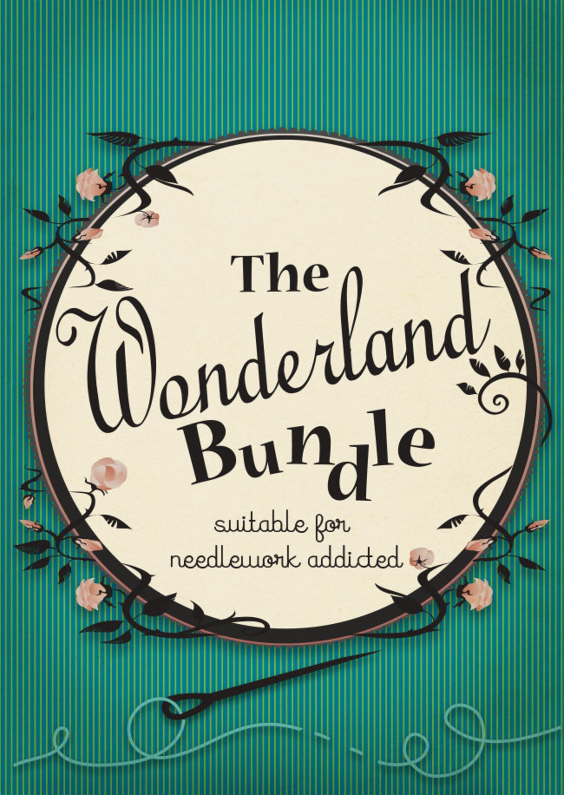 Cross Stitch the WONDERLAND BUNDLE 5 Patterns From Alice | Etsy