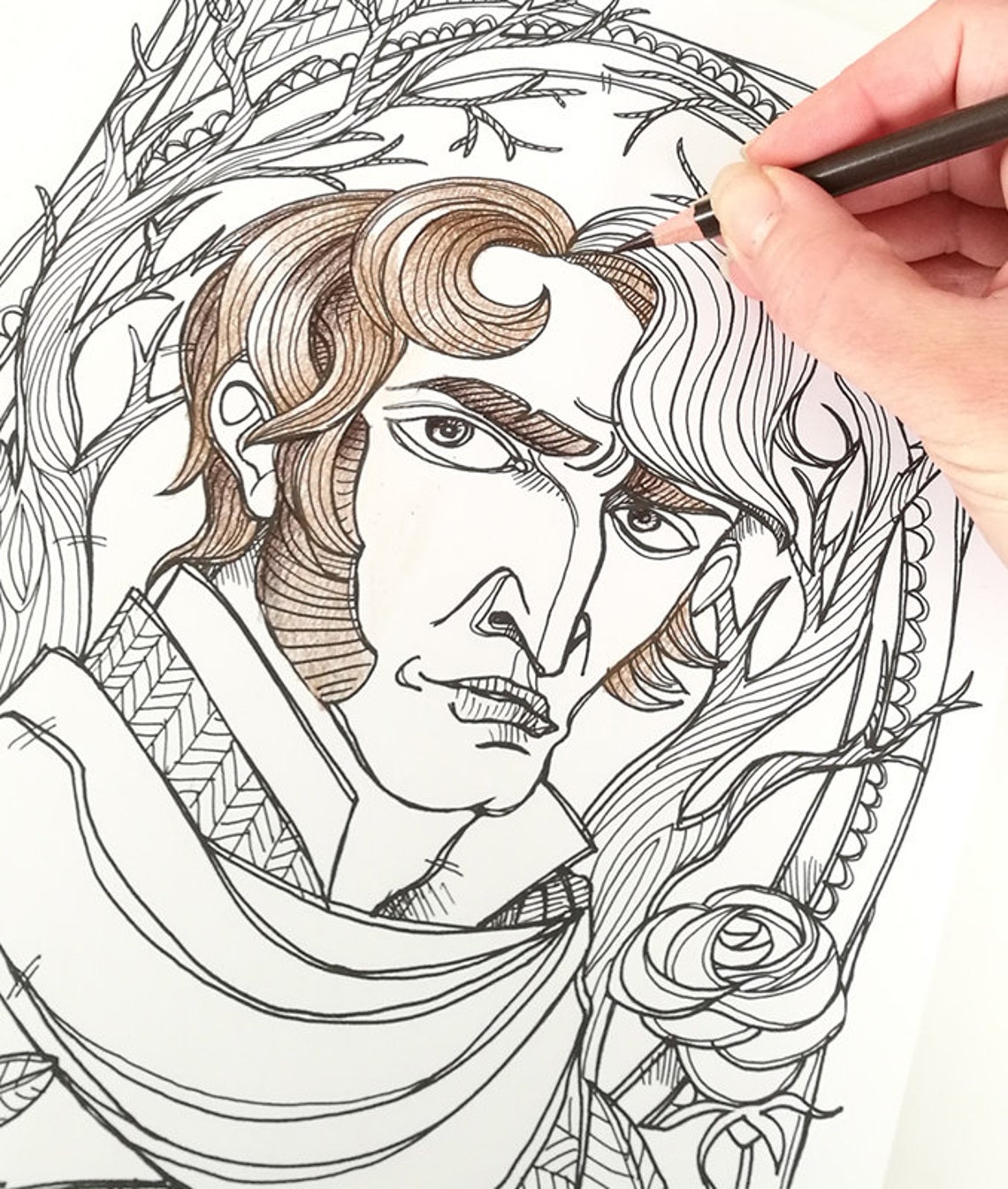 2 Coloring Pages PDF -jane Eyre and Mr Rochester - Jane Eyre Charlotte ...