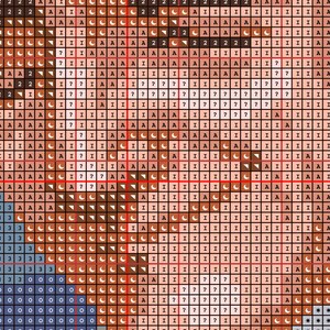 Counted Stitch Pattern - Lieutenant Columbo - Peter Falk Portrait - PDF ...