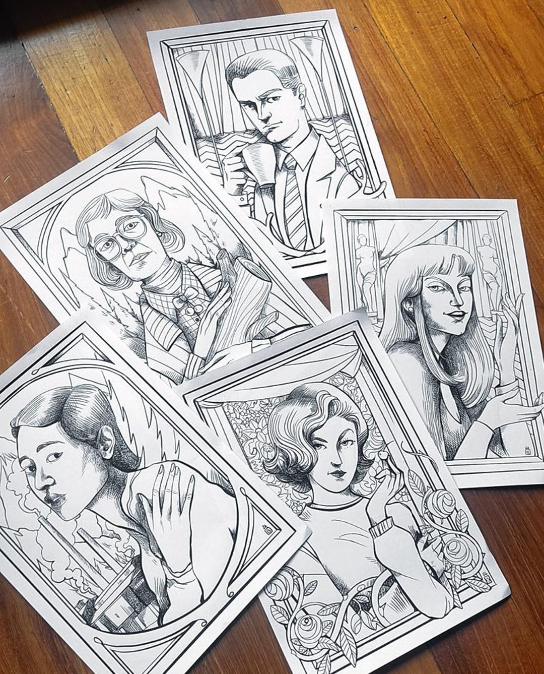 Twin Peaks Coloring Book - 5 Coloring Pages Inspired by David Lynch ...