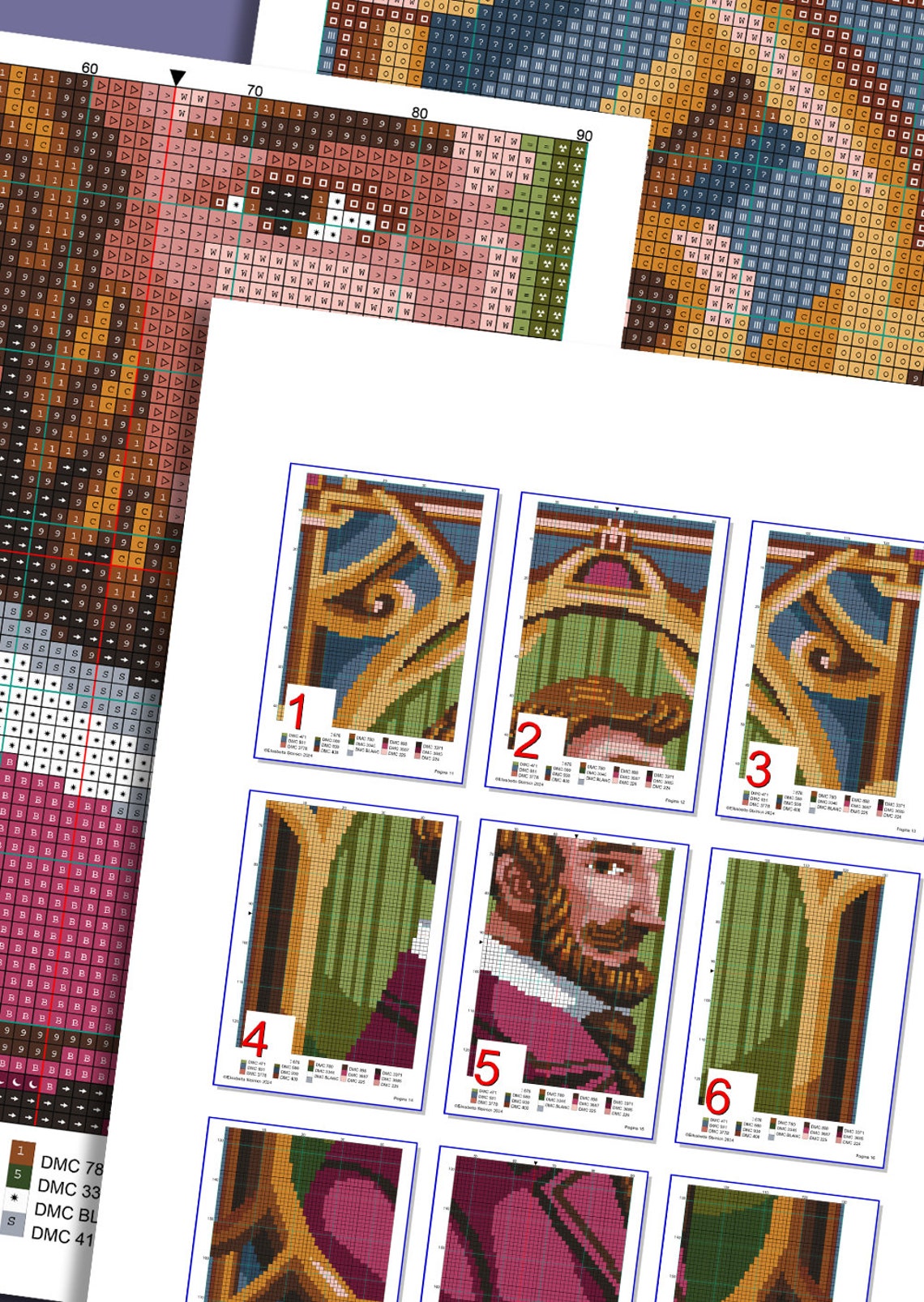 Cross Stitch Pattern - Dr H. Watson - Sir Arthur Conan Doyle - Diamond ...