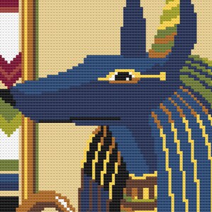 Cross Stitch Pattern - Anubis - Egyptian God - Diamond Painting - DMC ...