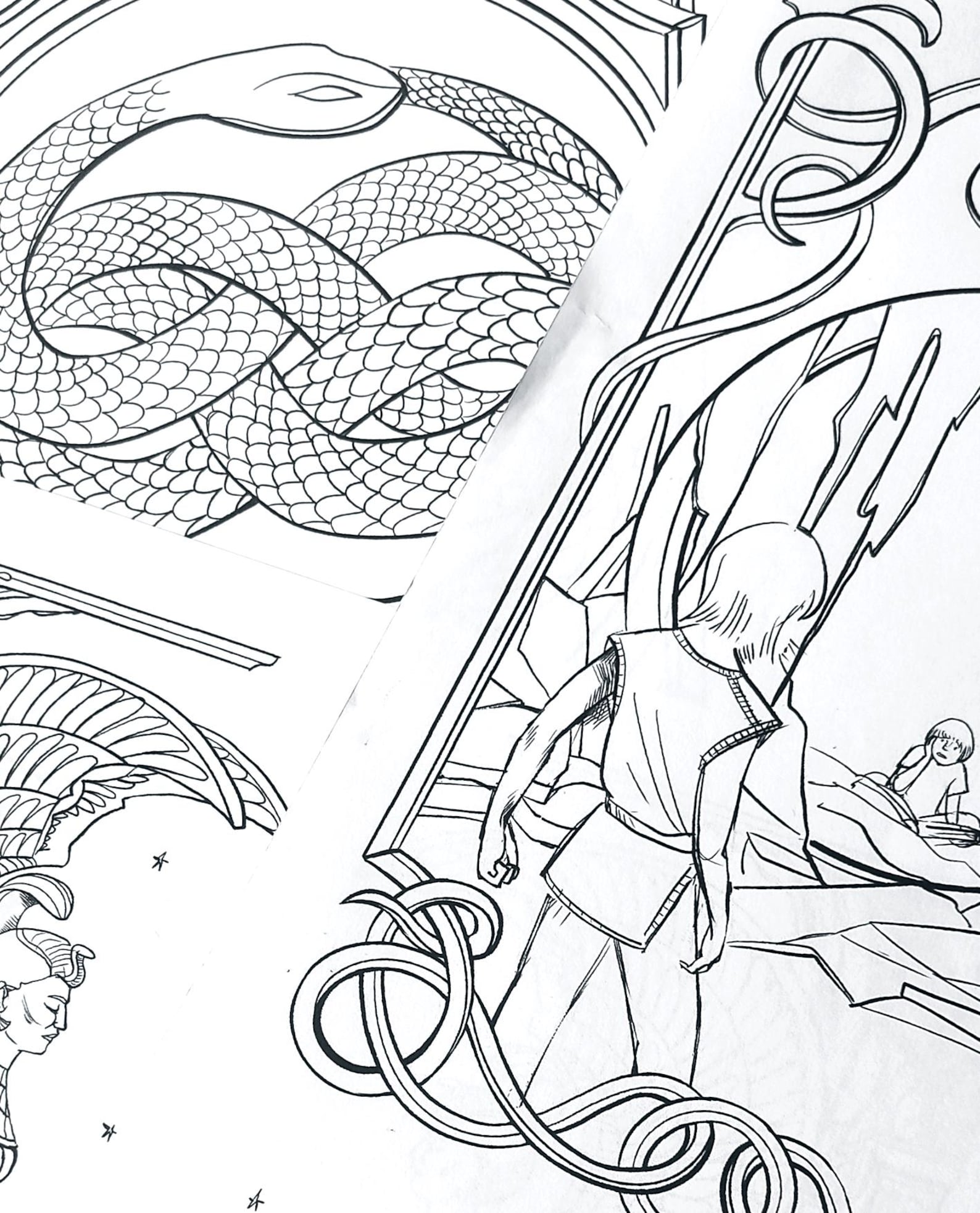 The Neverending Story - 7 Coloring Pages PDF - Atreyu Artax Bastian ...