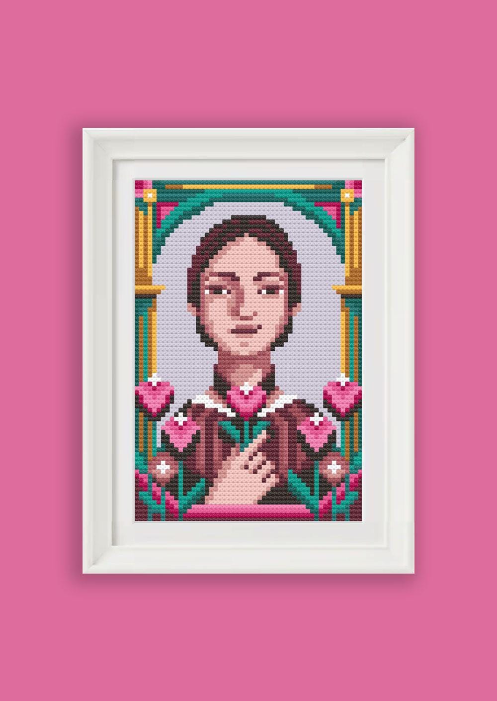 CROSS STITCH Pattern - Emily Dickinson - Little and Simple - Pixel Art ...