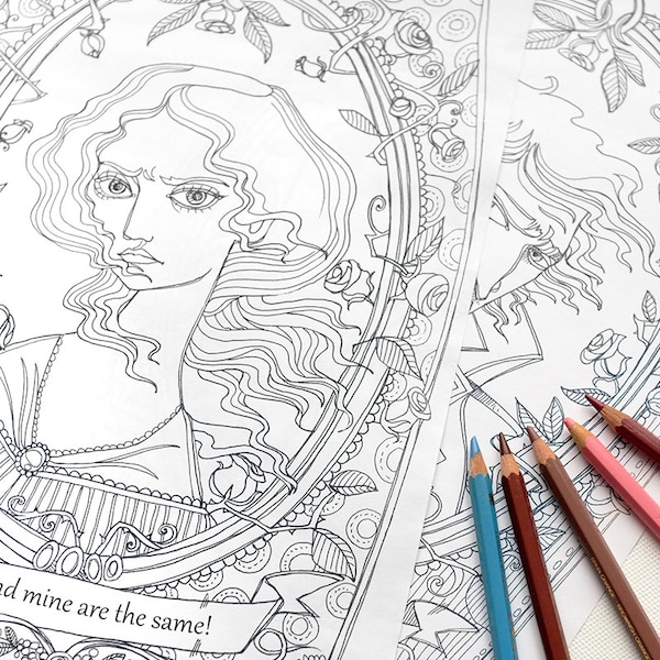 Catherine Coloring - Etsy