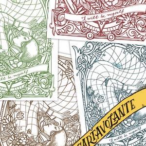 Jane Eyre Escape Coloring Page -from Charlotte Bronte Masterpiece ...