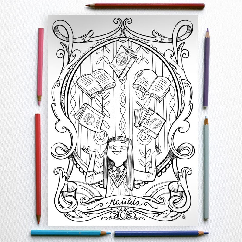 Matilda drawing - Etsy Italia