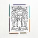 Coloring Page PDF -wednesday Addams Portrait- Tim Burton "wednesday ...