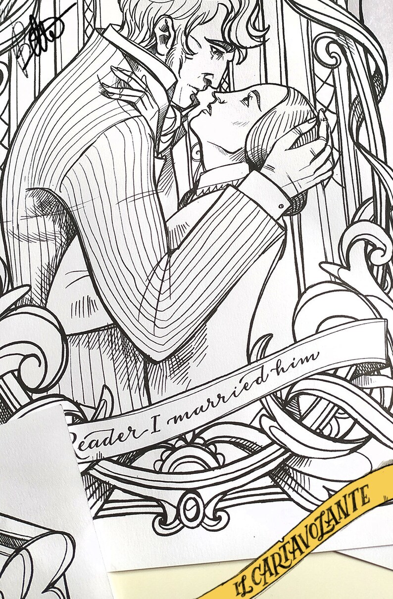 Jane Eyre Coloring Book 6 Pages to Color From Charlotte - Etsy Australia