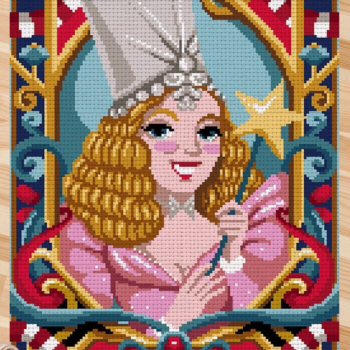 Cross Stitch Pattern the Wizard of Oz the King Scarecrow L. - Etsy