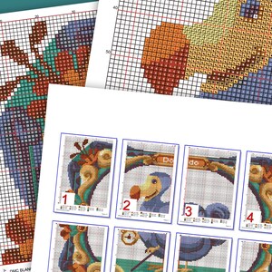 COUNTED STITCH Pattern -dodo - Alice in Wonderland - Lewis Carroll -PDF ...