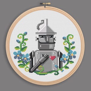 5 Cross Stitch Patterns - the Wizard of OZ Bundle - Dorothy, Toto, the Scarecrow, the Lion, and ...