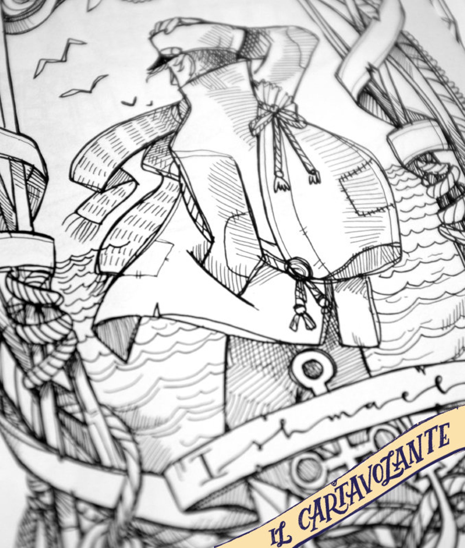 Coloring Book -moby Dick - Herman Melville Bundle - 5 Coloring Pages ...