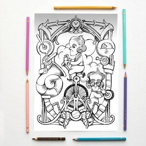 Coloring Page - Willy Wonka and the Chocolate Factory - the Oompa ...
