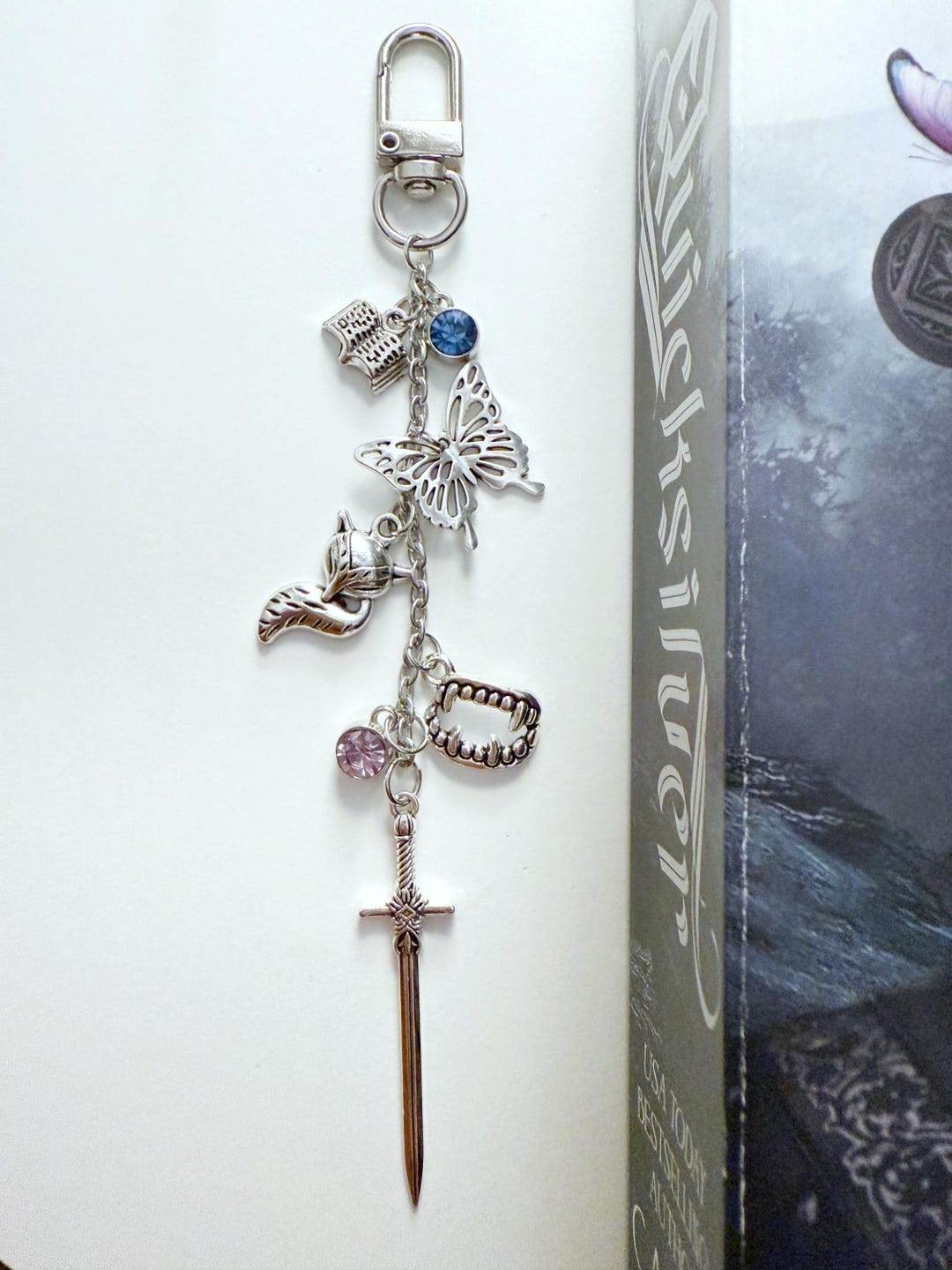 Quicksilver Inspired Kindle Charm, Book Charm, Reader Gift, Fantasy ...