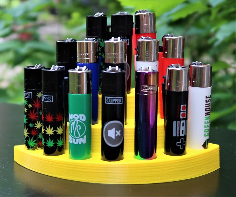 Clipper Lighters Holder Display Stand 15 Clipper Lighters - Etsy
