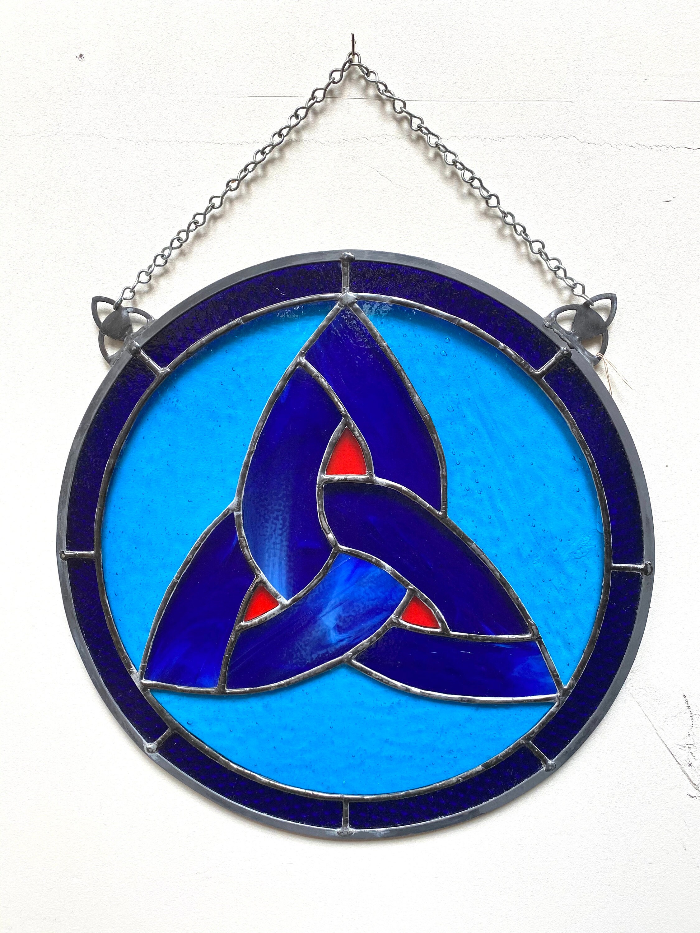 Stained Glass Celtic Knot Panel - Etsy