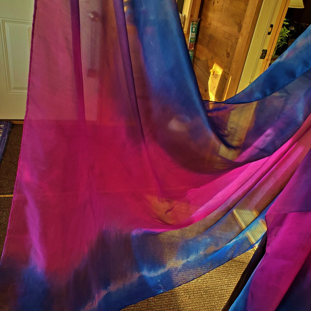 Silk Belly Dance Veil - Etsy
