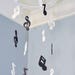 Music Note Nursery Mobile Musical Baby Mobile Rock Star Treble Clef ...