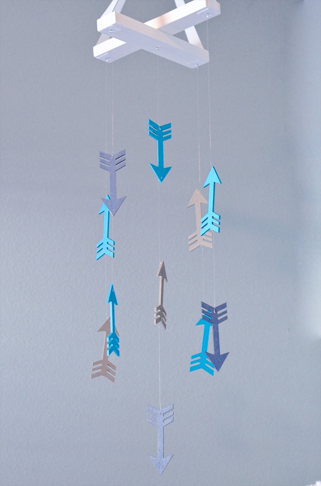 Arrow Nursery Mobile Arrows Tribal Aztec Woodland Arrow Nursery Decor ...