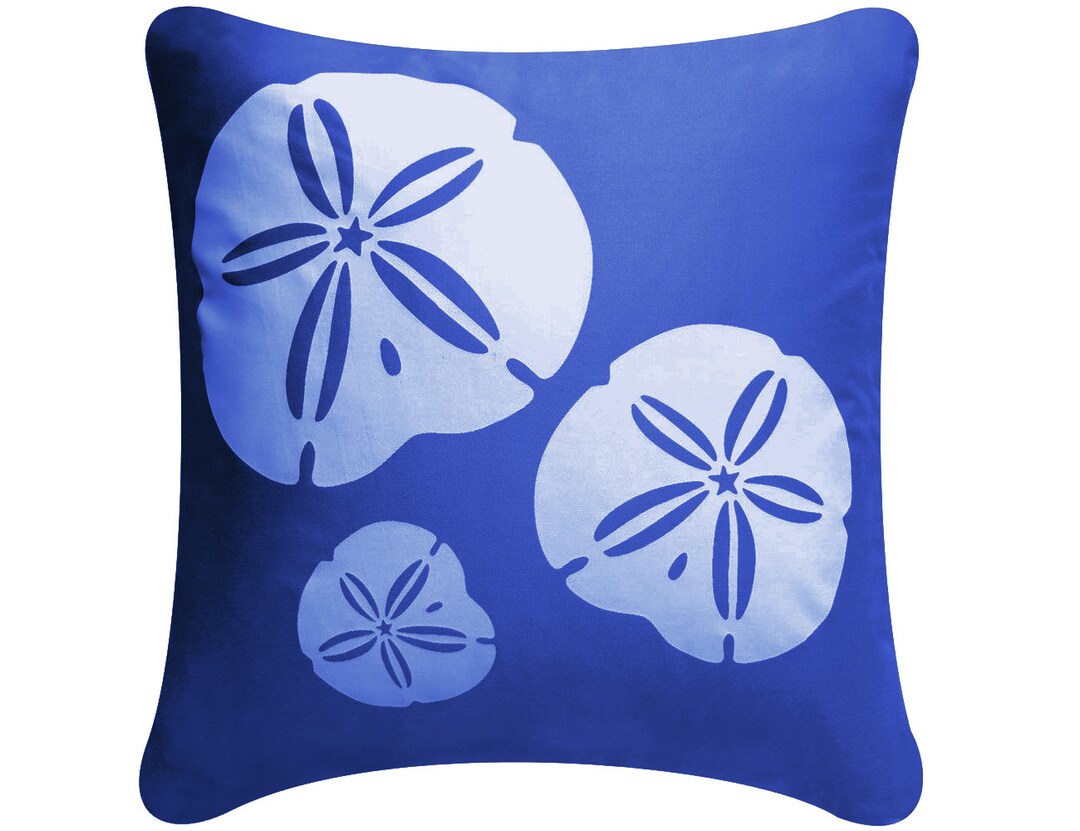 Sand Dollar Coastal Pillows, Organic Cotton Beach Decor, Eco Friendly ...