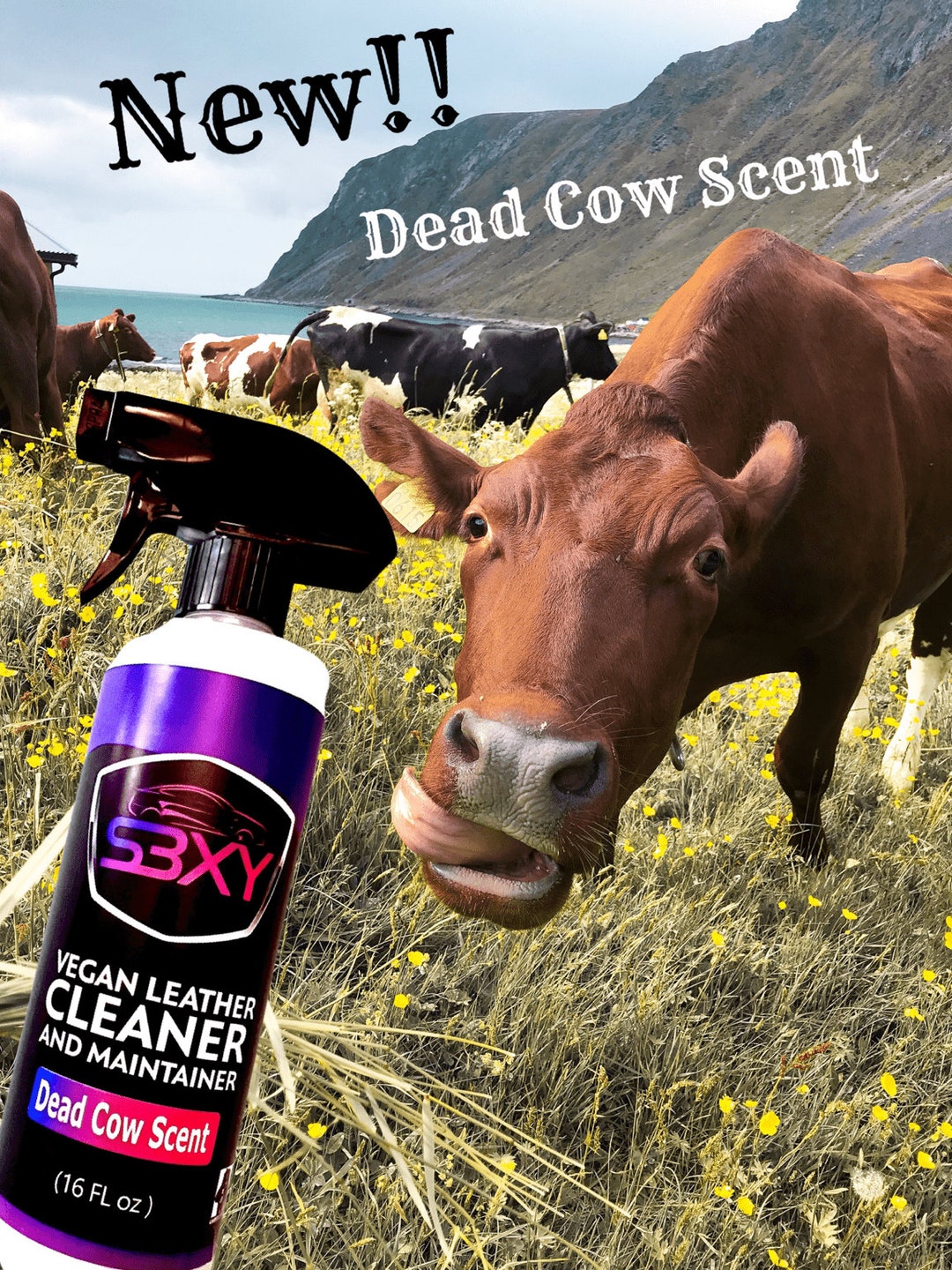 Dead Cow Scented Tesla Seat Cleaner and Maintainer! - Etsy
