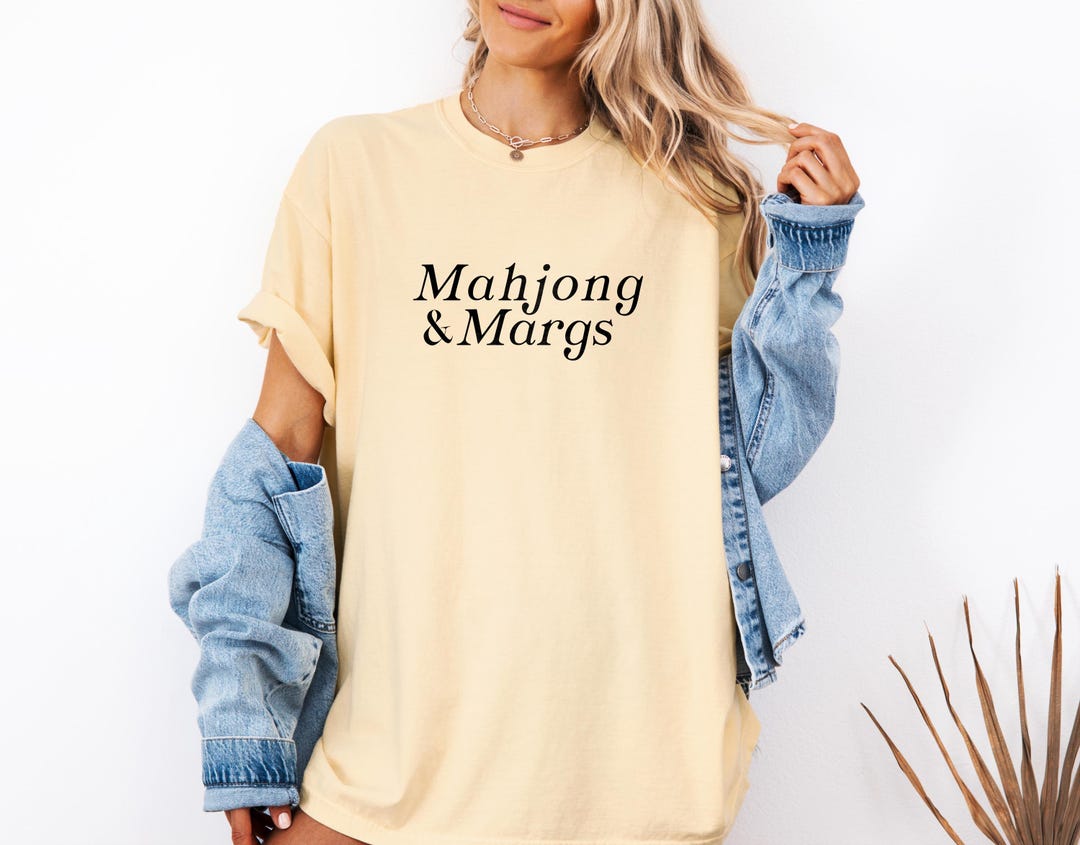 Mahjong & Margs Shirt Mahjong Lover Gifts Women Mahjong Gift Mahjong ...