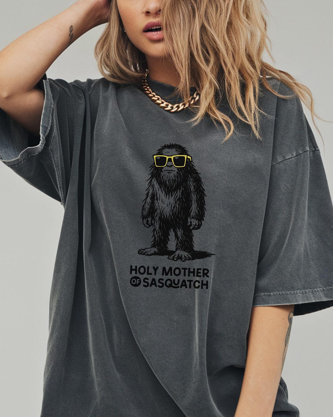 Holy Mother of Sasquatch Tee Big Foot Unhinged Clothes Unhinged Weird ...