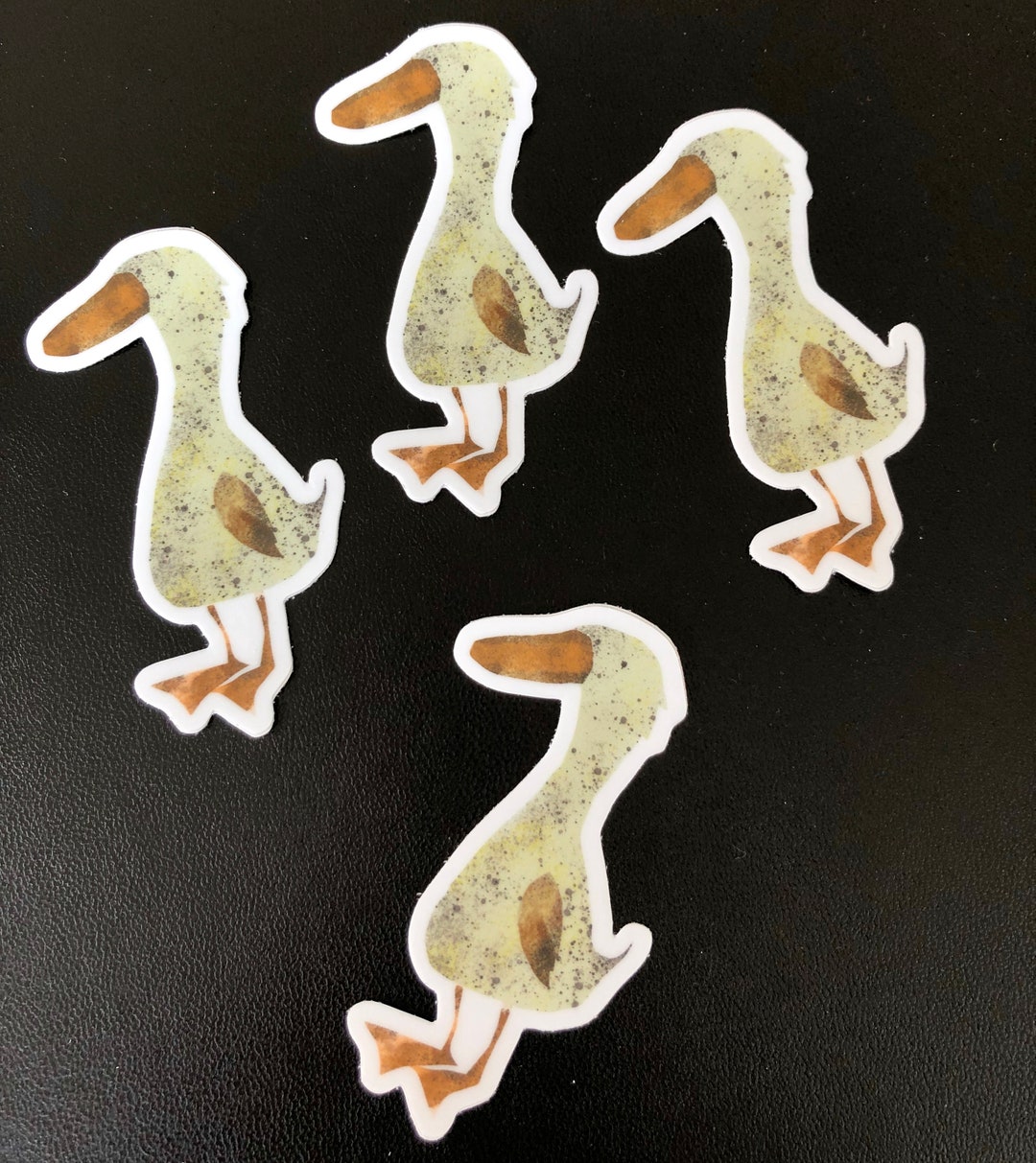 Friendly Little Duck Sticker Set of Three Stickers - Etsy