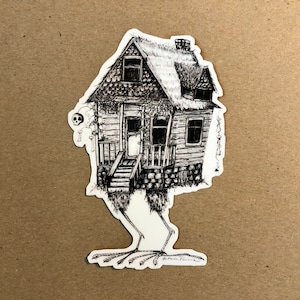 House With Chicken Legs Sticker - Etsy