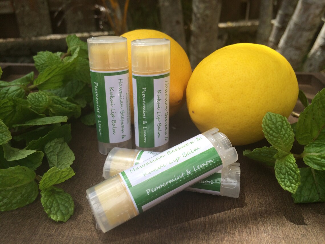 Hawaiian Beeswax Kukui Lip Balm All Natural Scented With Pure - Etsy
