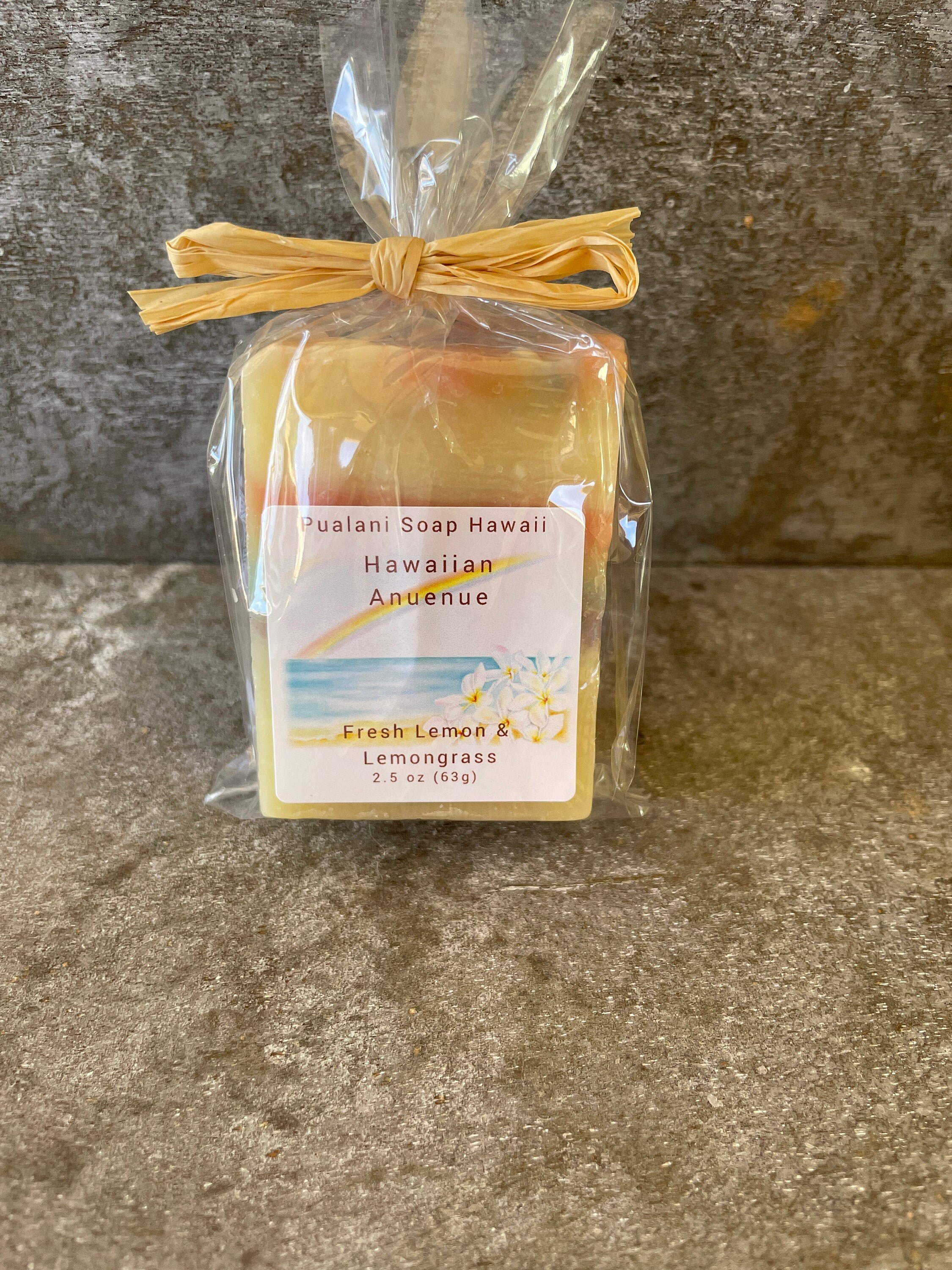 Mini Hawaiian Anuenue Rainbow Bar Fresh Lemongrass And Lemon 2oz Etsy