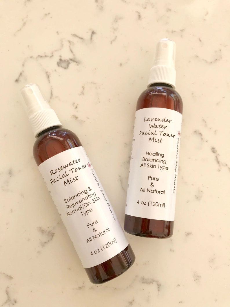 Rosewater Facial Toner Mist 2oz 60ml or 4oz 120ml in spray | Etsy