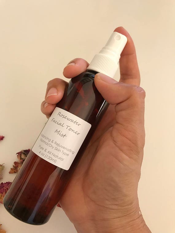 Rosewater Facial Toner Mist 2oz 60ml or 4oz 120ml in spray | Etsy