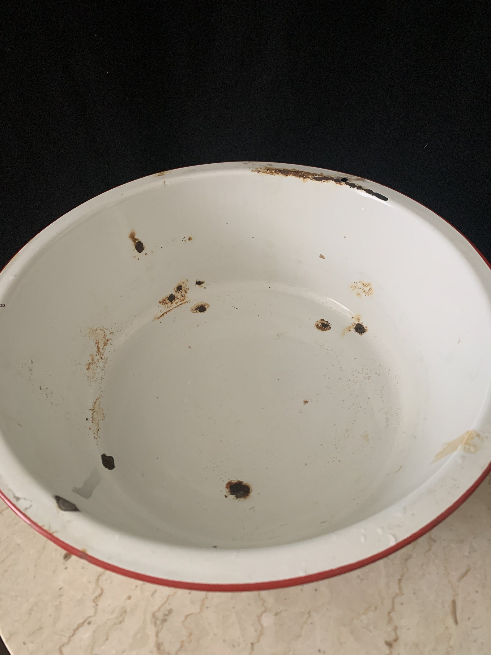 Enamel Wash Basin Vintage Farmhouse Decor | Etsy Canada