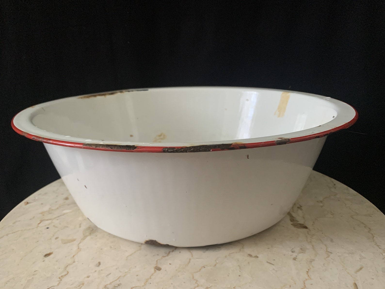 Enamel Wash Basin Vintage Farmhouse Decor | Etsy Canada