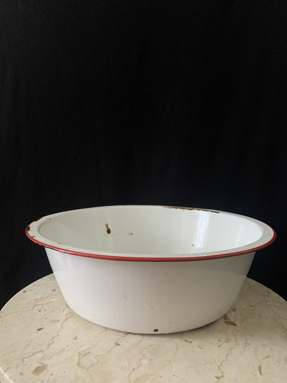 Enamel Wash Basin Vintage Farmhouse Decor | Etsy Canada