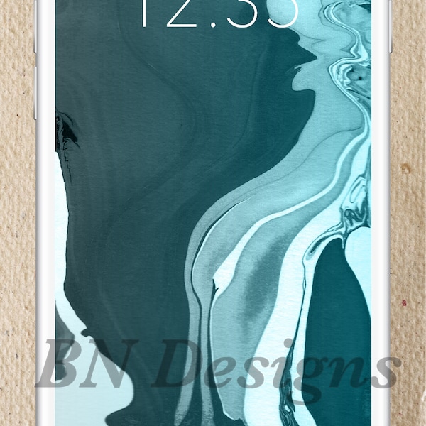 Aqua Wallpaper - Etsy