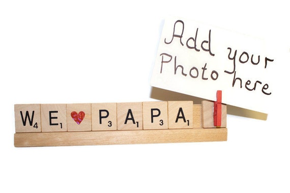 We Love Papa Papa Photo Papa Photo Holder Papa Christmas | Etsy