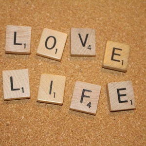 Scrabble Pins, Pick Your Own, Push Pins, Scrabble Push Pins,scrabble Thumbtacks, Scrabble Tile ...