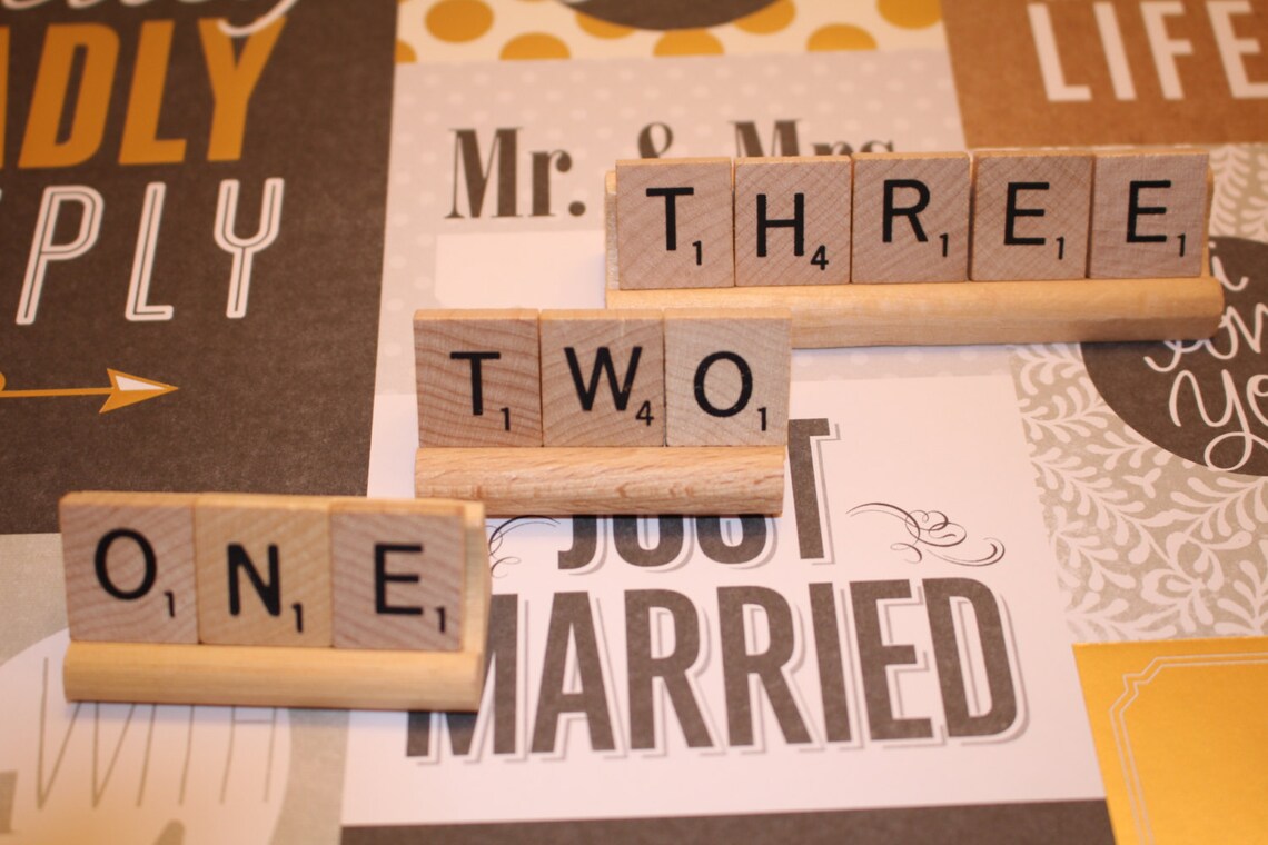 Wood Table Numbers Table Numbers Table Markers Place Cards | Etsy