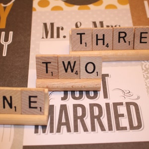 Wood Table Numbers, Table Numbers, Table Markers, Place Cards, Wedding ...